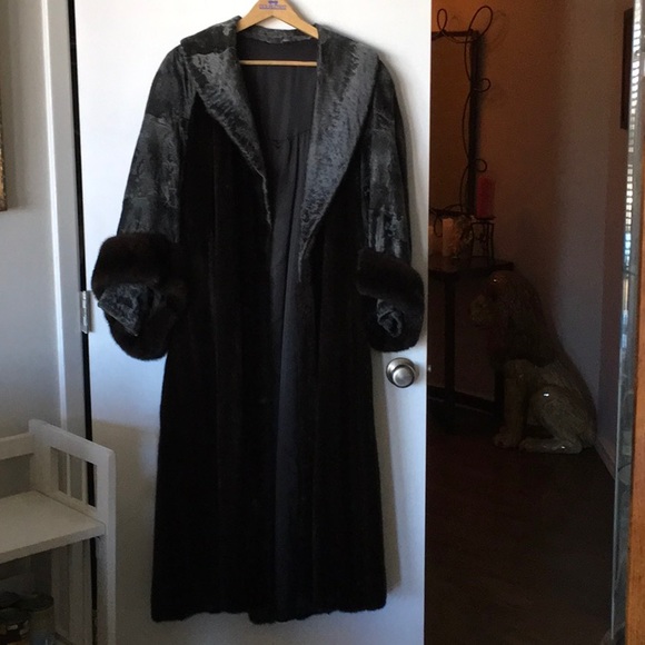 Jackets & Coats | Rare Style Female Sheared Farm Raised Mink Coat ...